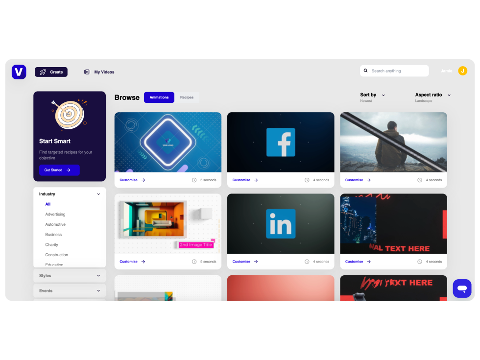 Create Any Type Of Video With Easy-To-Use Software - Viddyoze