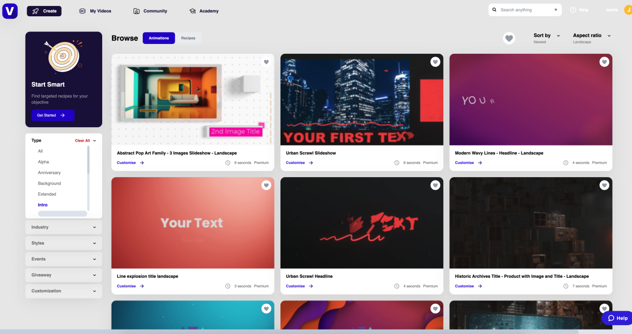 Video Intro Maker: Create Pro Animated Intro Videos Easily