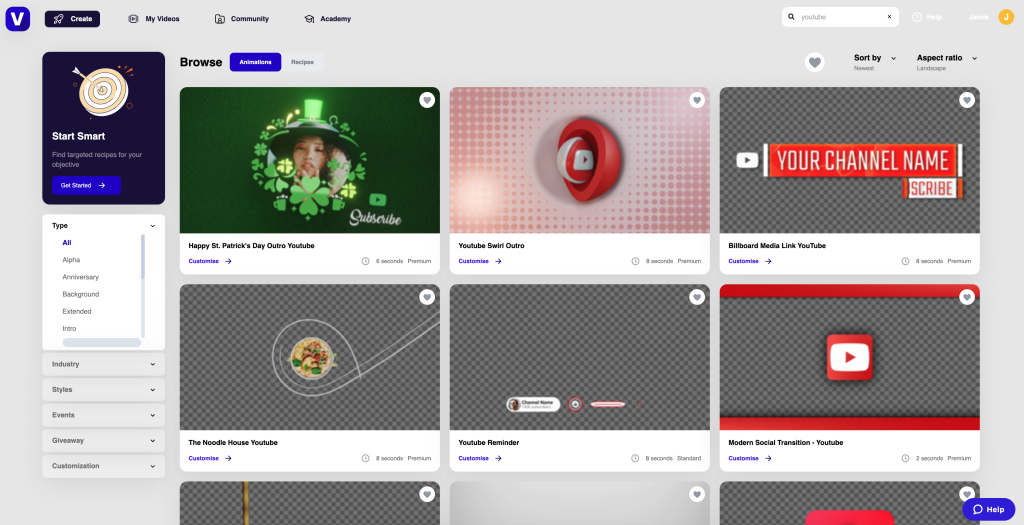 Best Youtube Intro Maker - Create Intros & Animations In A Few Clicks
