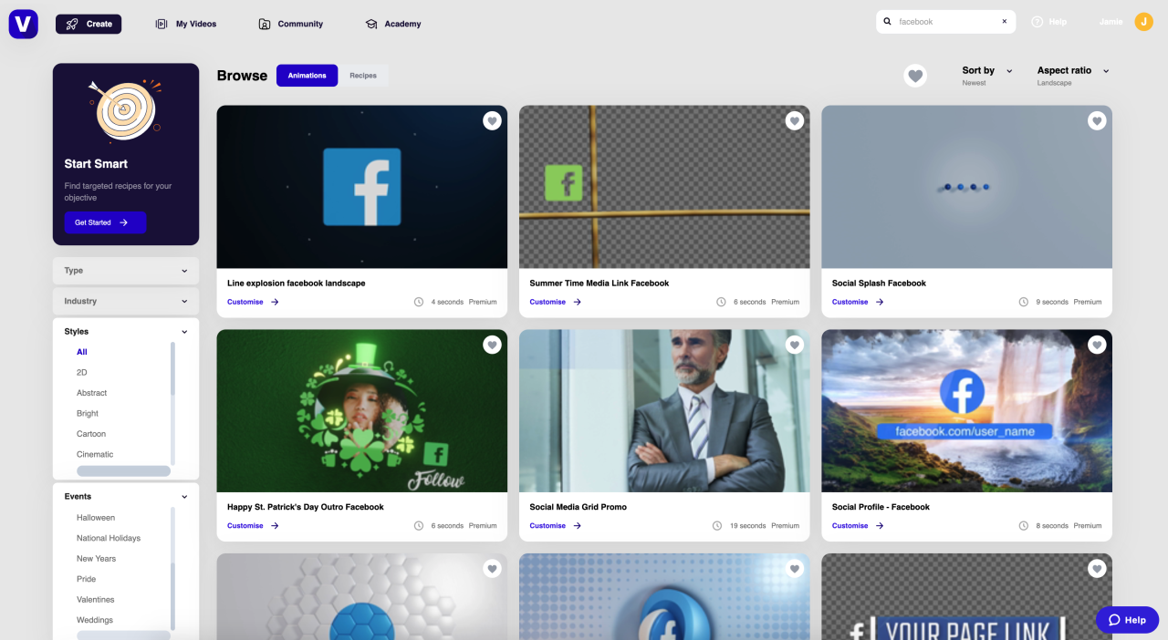 Make Facebook Videos Online With Our Facebook Video Maker