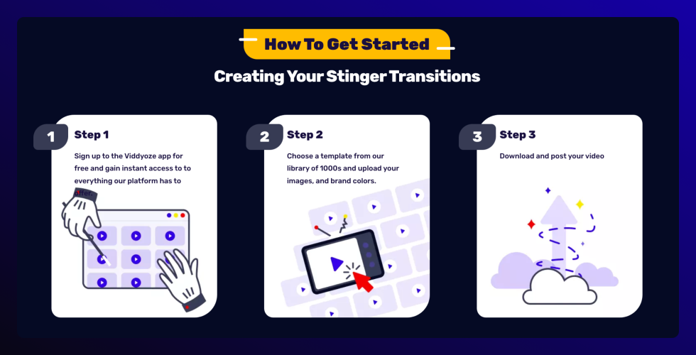 How to Create a Free Stinger Transition with Viddyoze